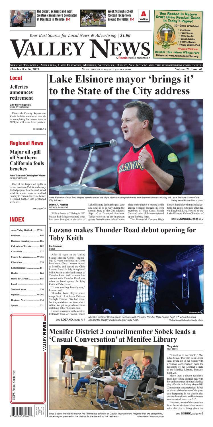 Valley News, October 8, 2021 by Village News, Inc. - Issuu
