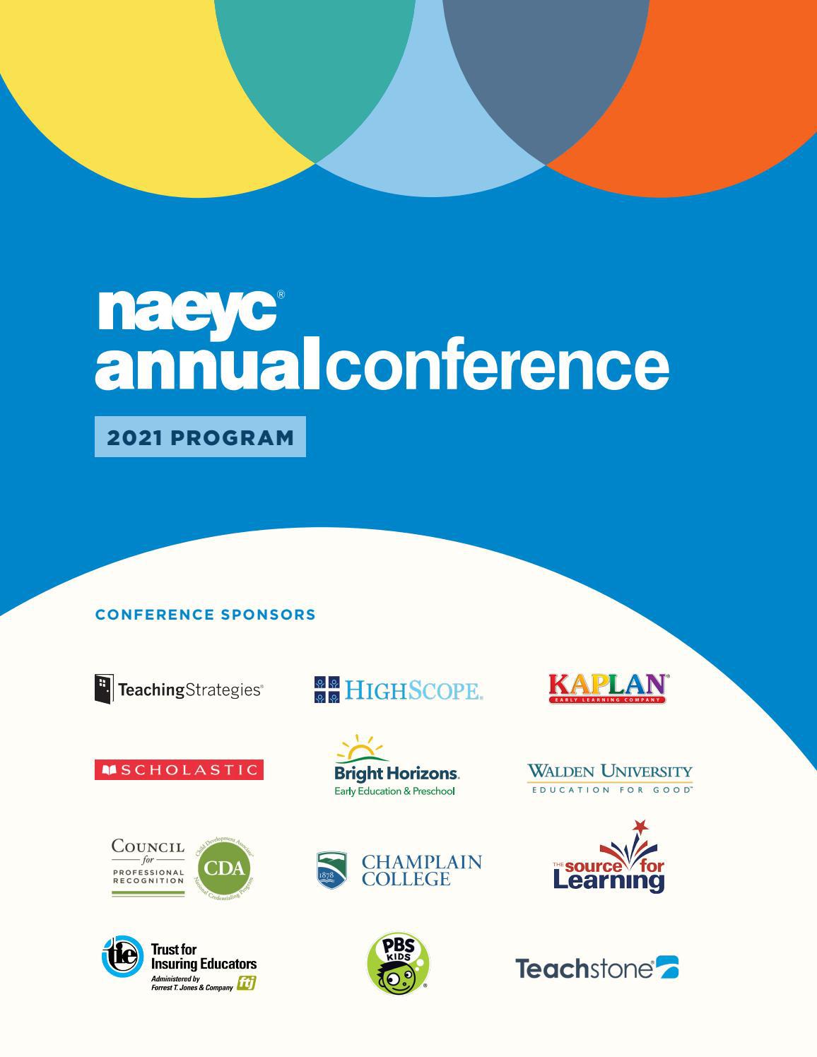NAEYC Annual Conference 2021 Program By NAEYC Issuu