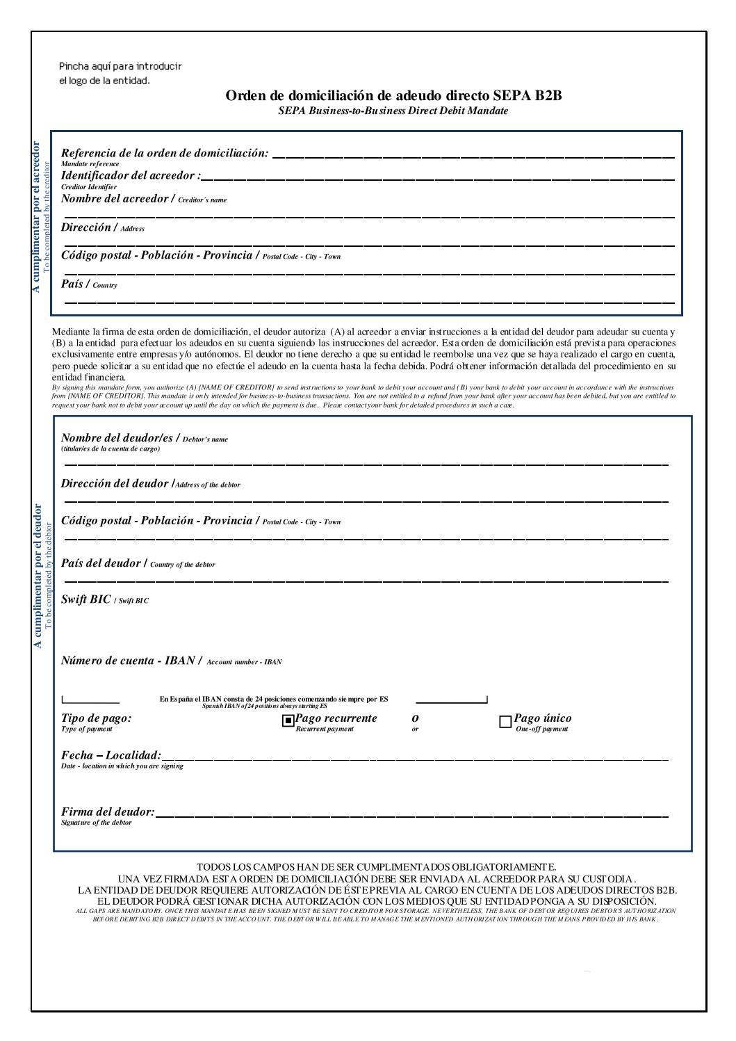 SEPA document B2B Core by Liz Evans - Issuu