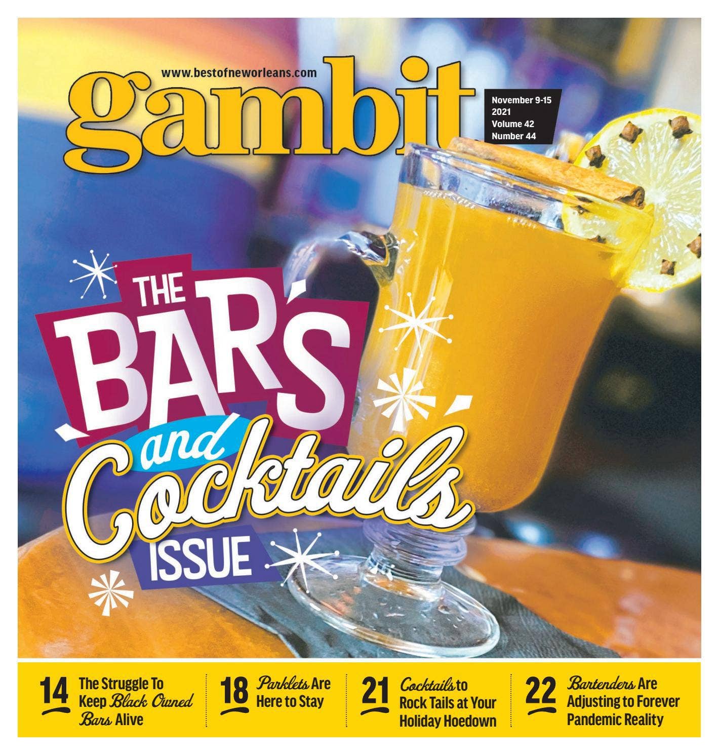 Gambit Bars and Cocktails 2021 by Gambit New Orleans - Issuu