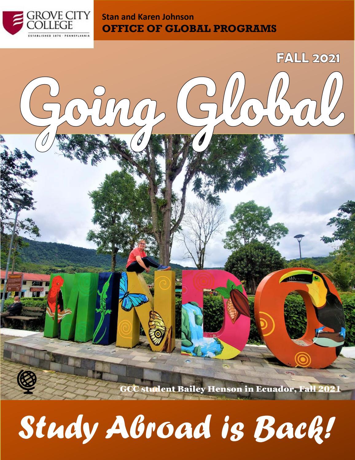 Office of Global Programs Newsletter – Fall 2021 by Grove City College ...