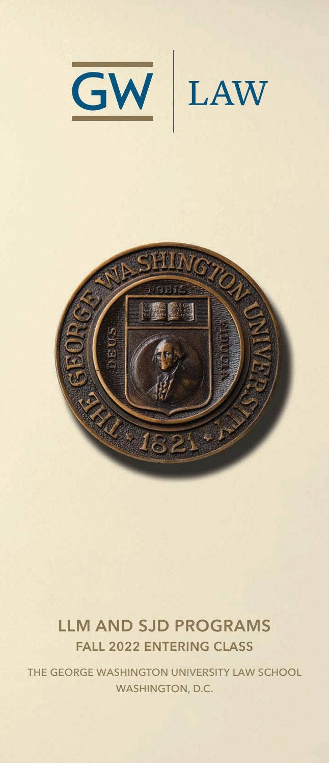 2021 GW Law LLM Viewbook by The George Washington University Law School ...