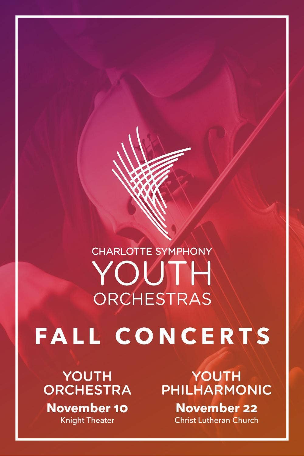 CSYO Fall Concerts 2021 - program Nov. 10 & 23 by Charlotte Symphony ...