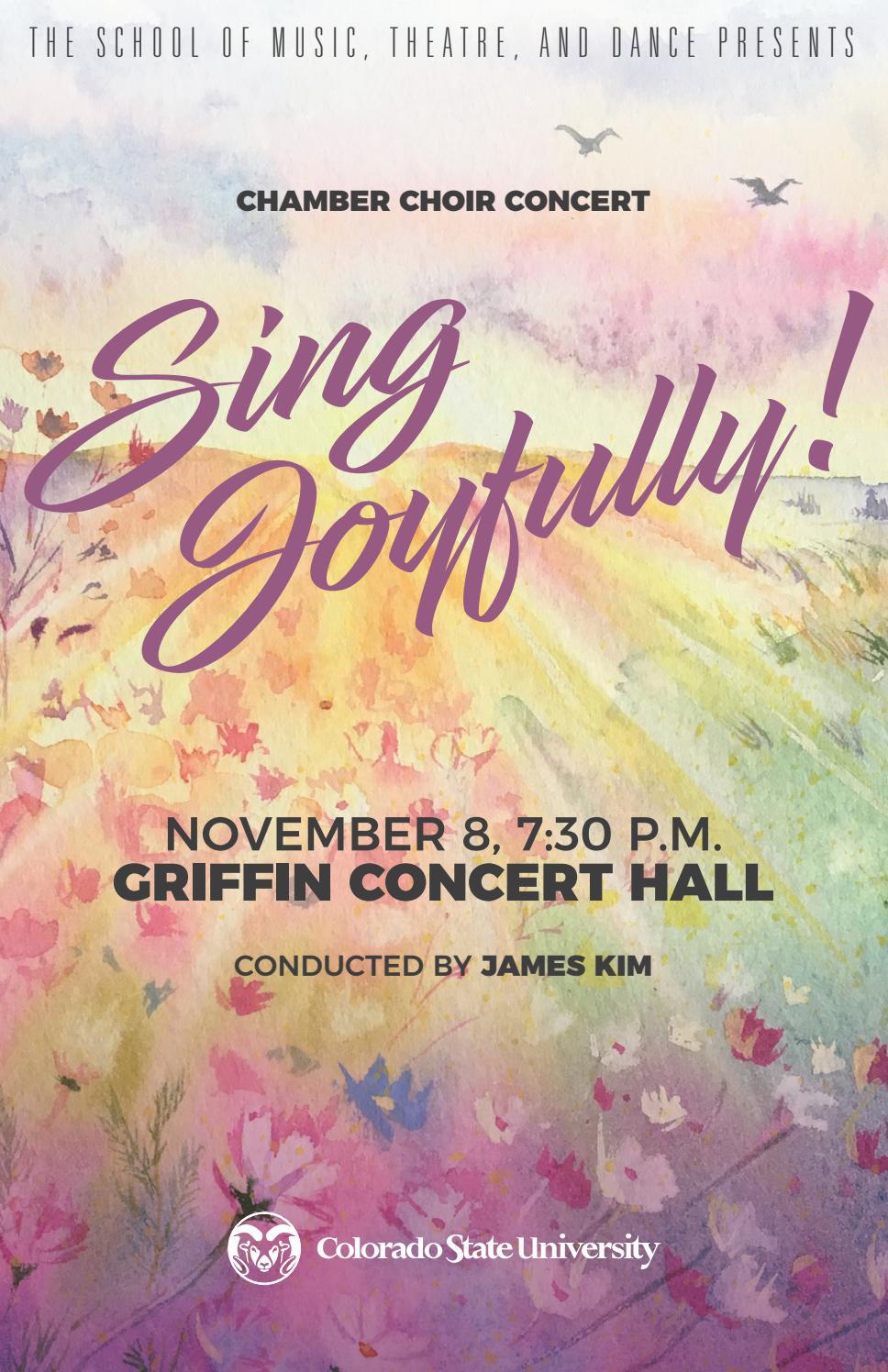 Colorado State University / Chamber Choir / November 8, 2021 by ...