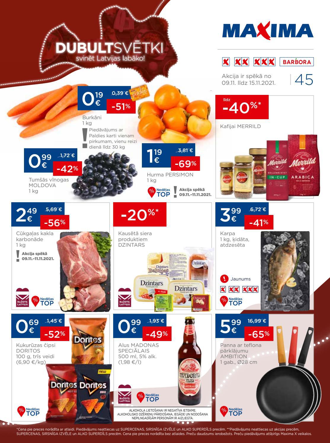 MAXIMA | X XX XXX | 09.11.-15.11.2021. by Maxima Latvija - Issuu