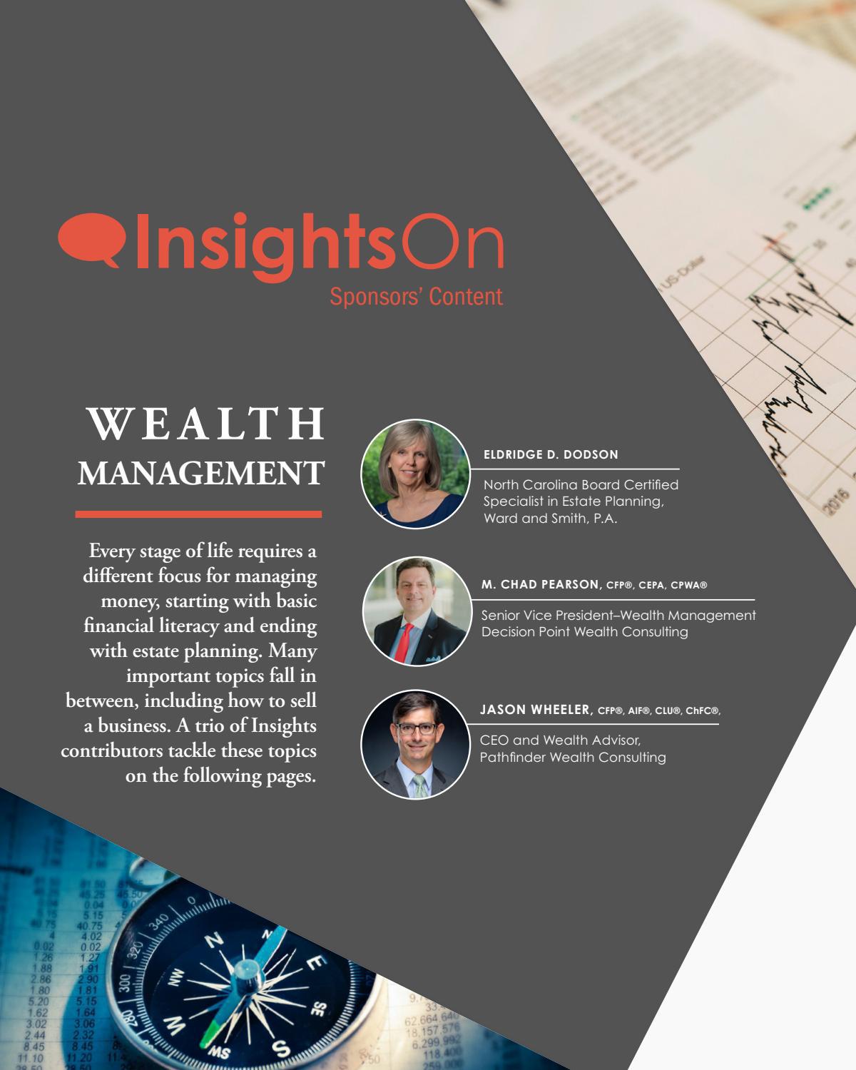 Insights On: Wealth Management by Greater Wilmington Business Journal ...