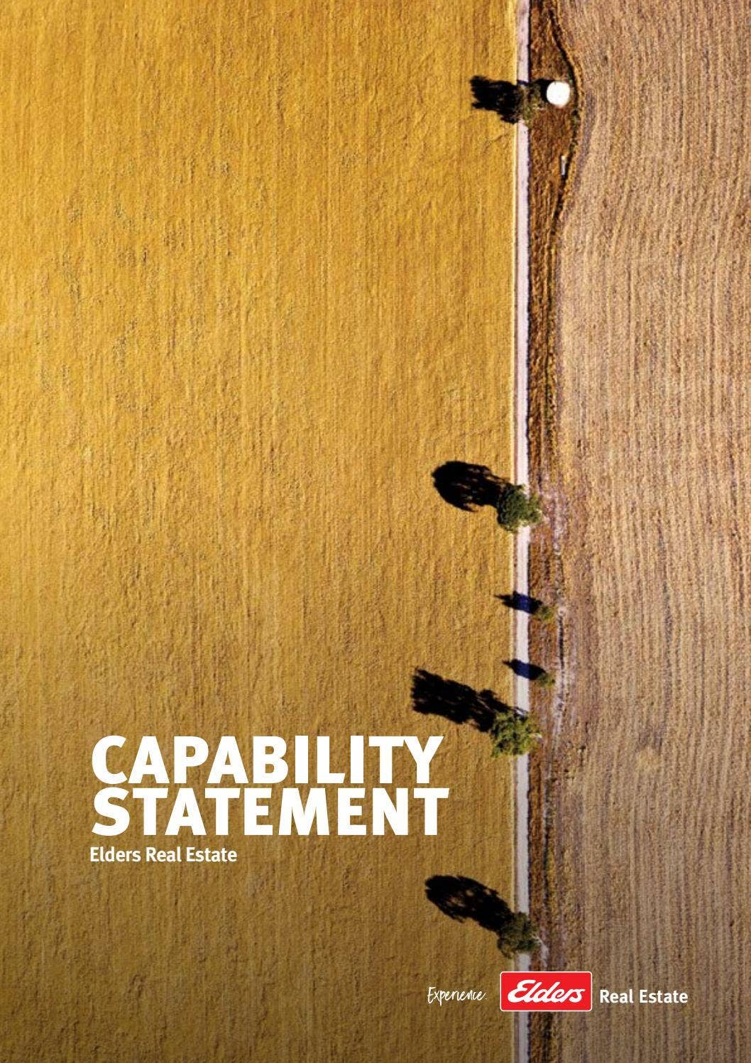 Elders Real Estate Capability Statement 2018 by Elders - Issuu