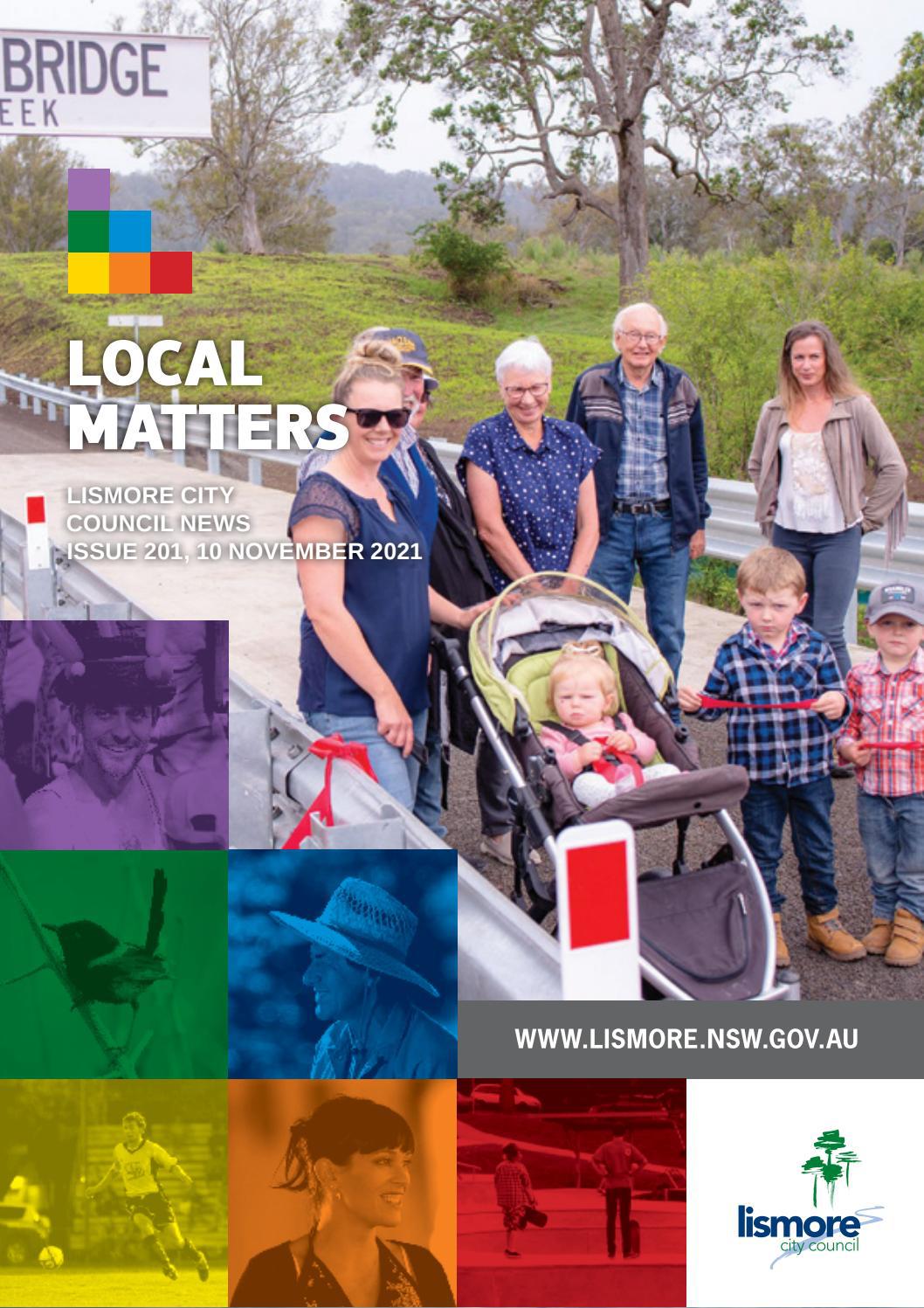 Local Matters: Issue 201, 10 November 2021 by Lismore City Council - Issuu