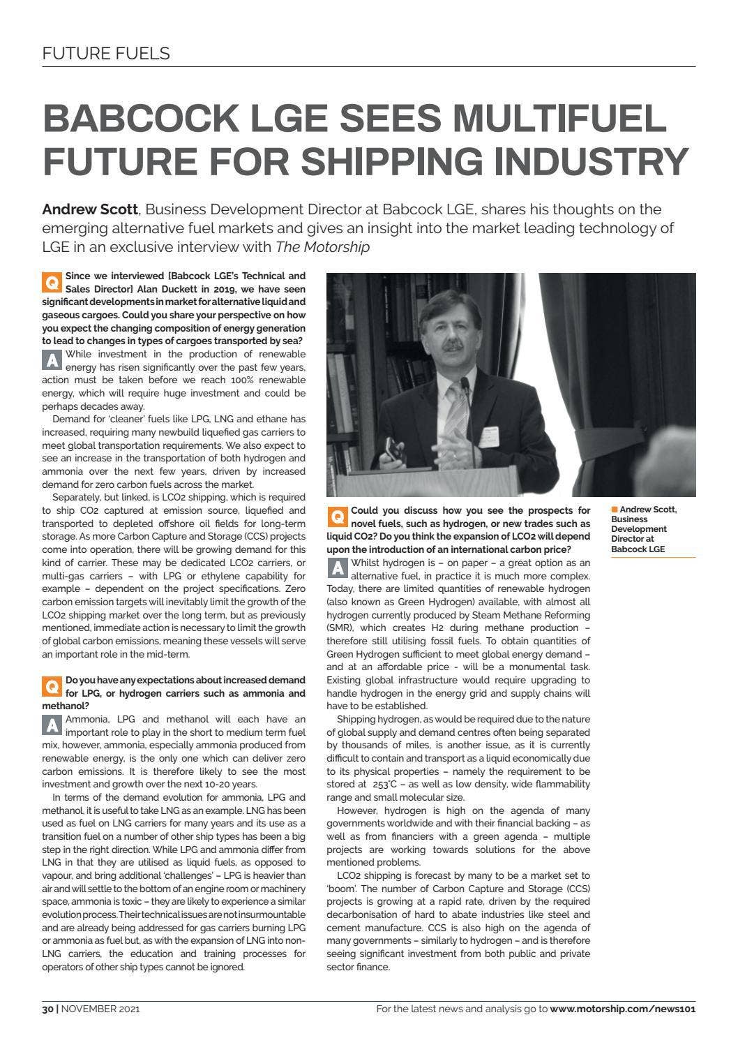 The Motorship November 2021 by Mercator Media - Issuu