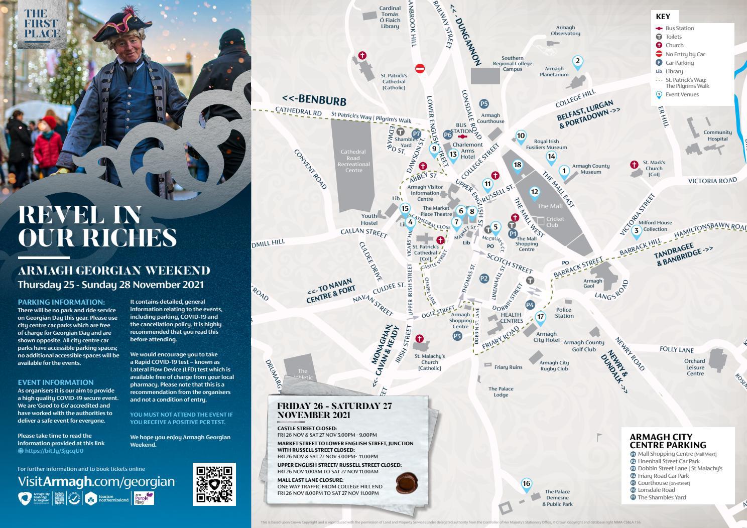 GEORGIAN WEEKEND MAP by Armagh City Banbridge & Craigavon Borough ...