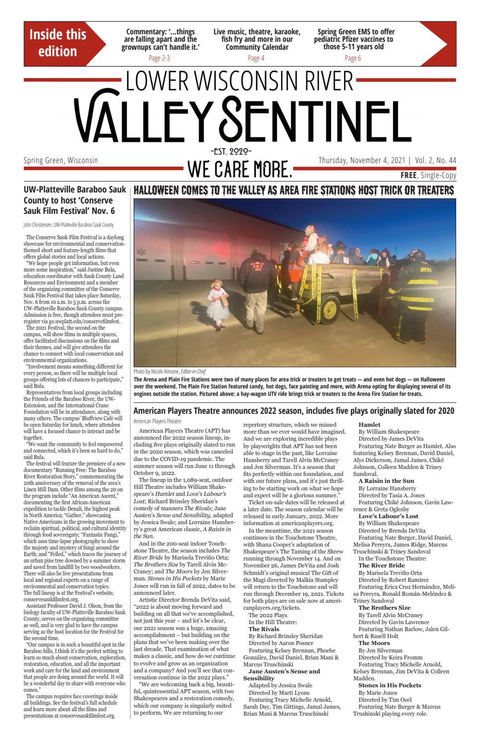 Valley Sentinel - 11-04-2021 by Valley Sentinel - Issuu