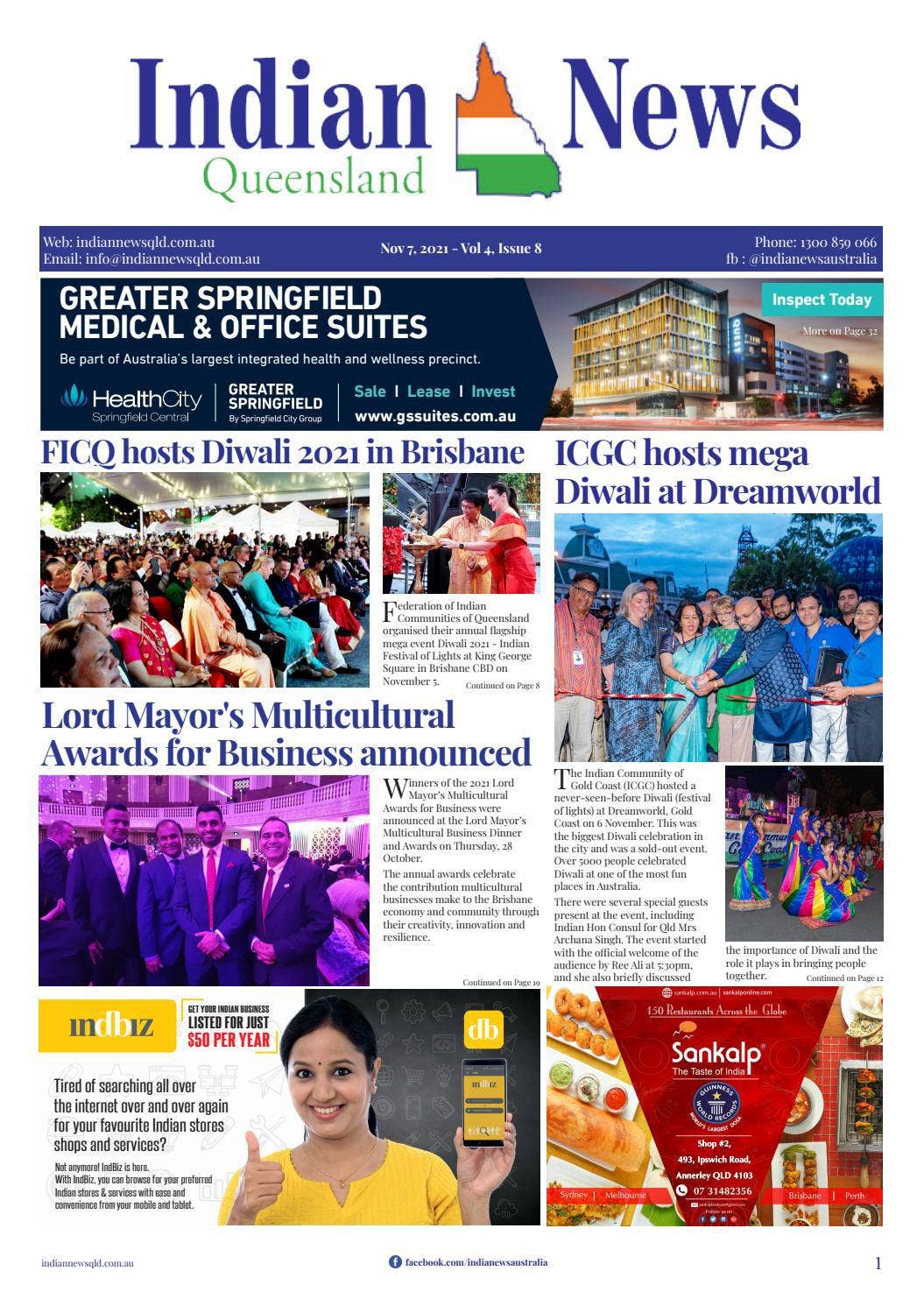 Indian News Queensland – November 2021 – Vol 4 Issue 8 by Australia ...