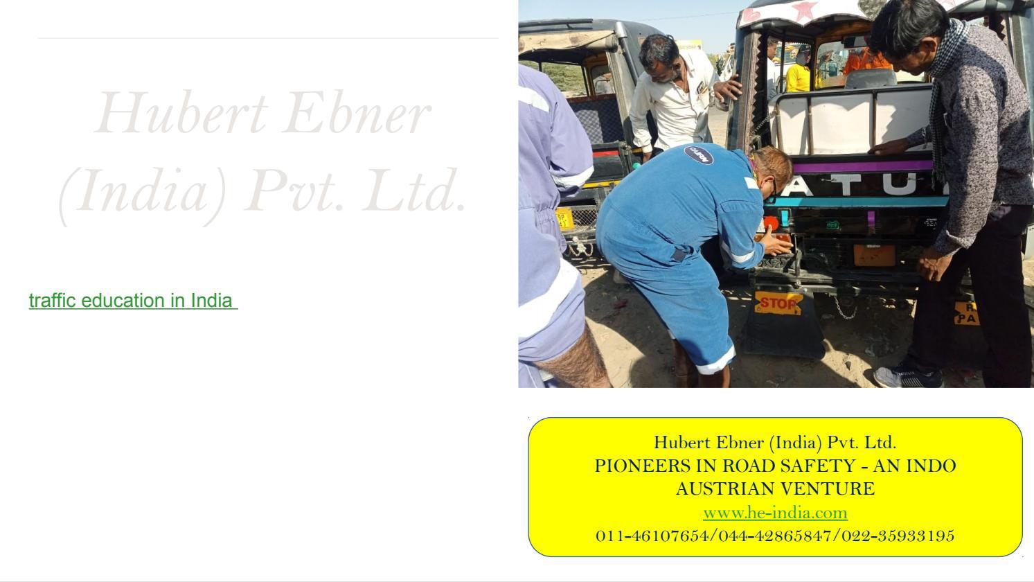 Road Safety and Drivers Training Institute in India | Training for ...