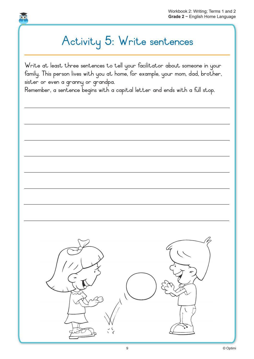 English Home Language Workbook 2: Writing Terms 1 and 2 Grade 2 by ...