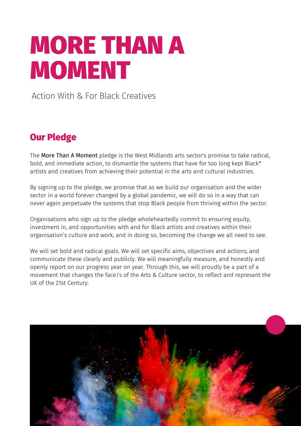 More Than a Moment pledge: Writing West Midlands by Writing West ...