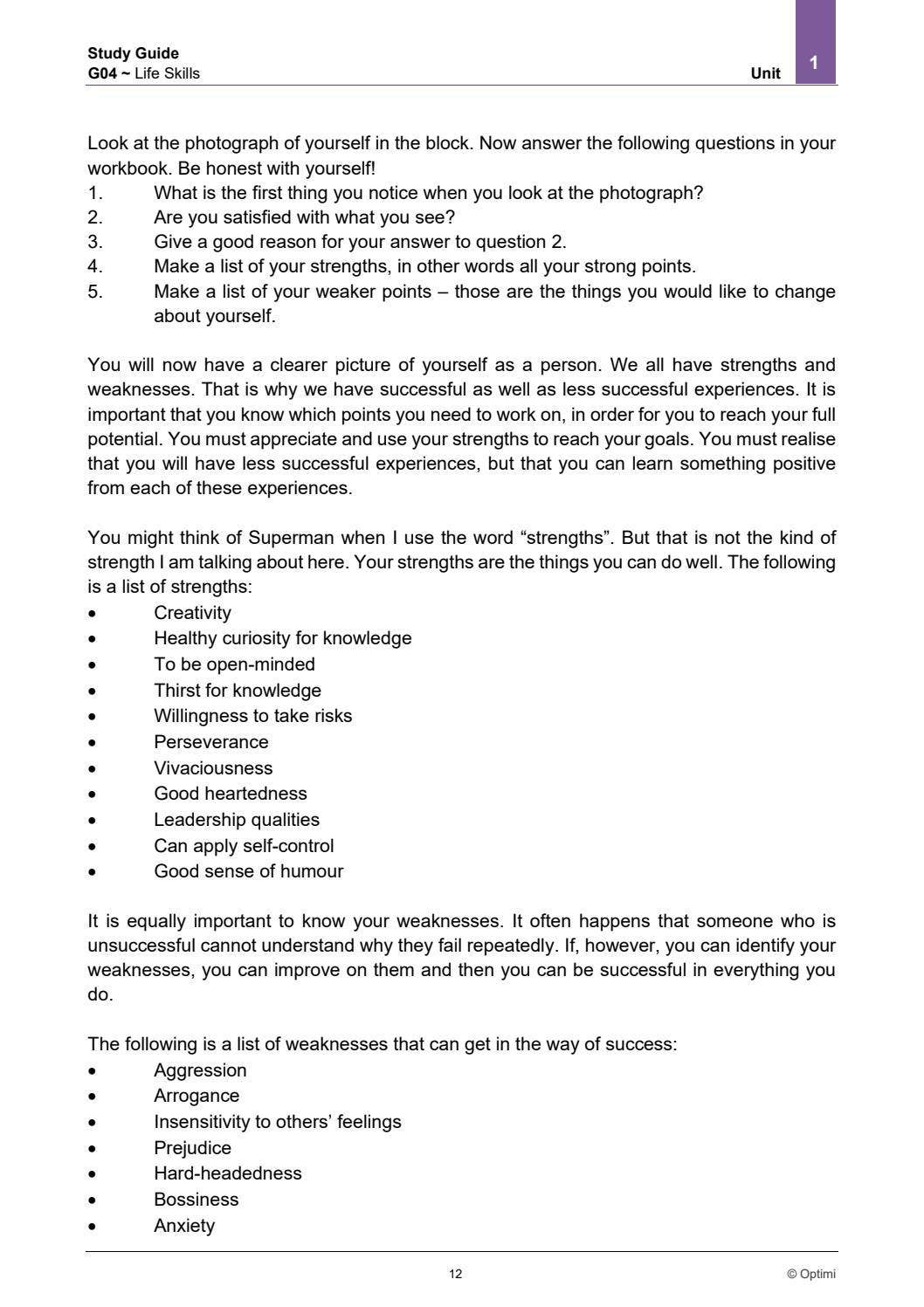 Life Skills Grade 4 Study Guide by Impaq - Issuu