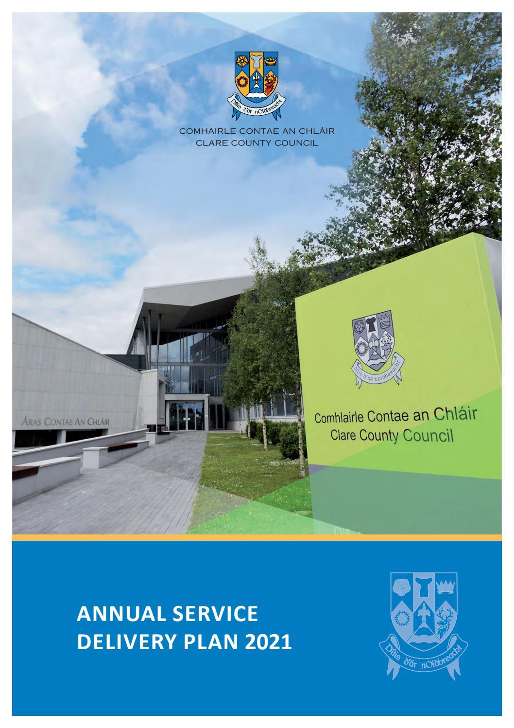 Annual Service Delivery Plan 2021 by Clare County Council - Issuu