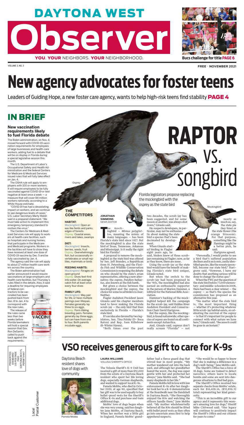 Daytona West Observer 11-11-21 by palmcoastobserver1 - Issuu