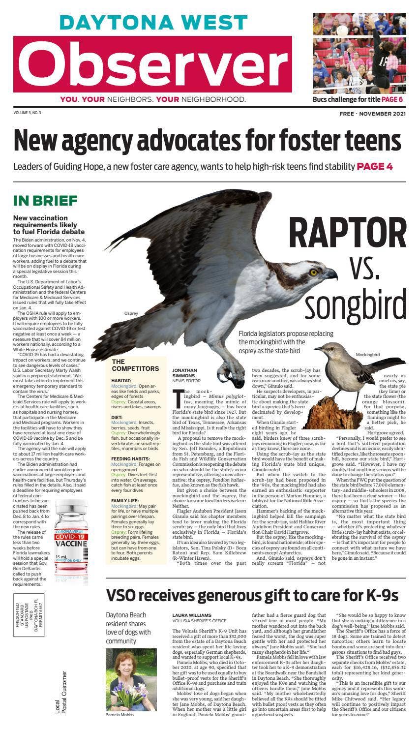 Daytona West Observer 11-11-21 by Observer Local News - Issuu
