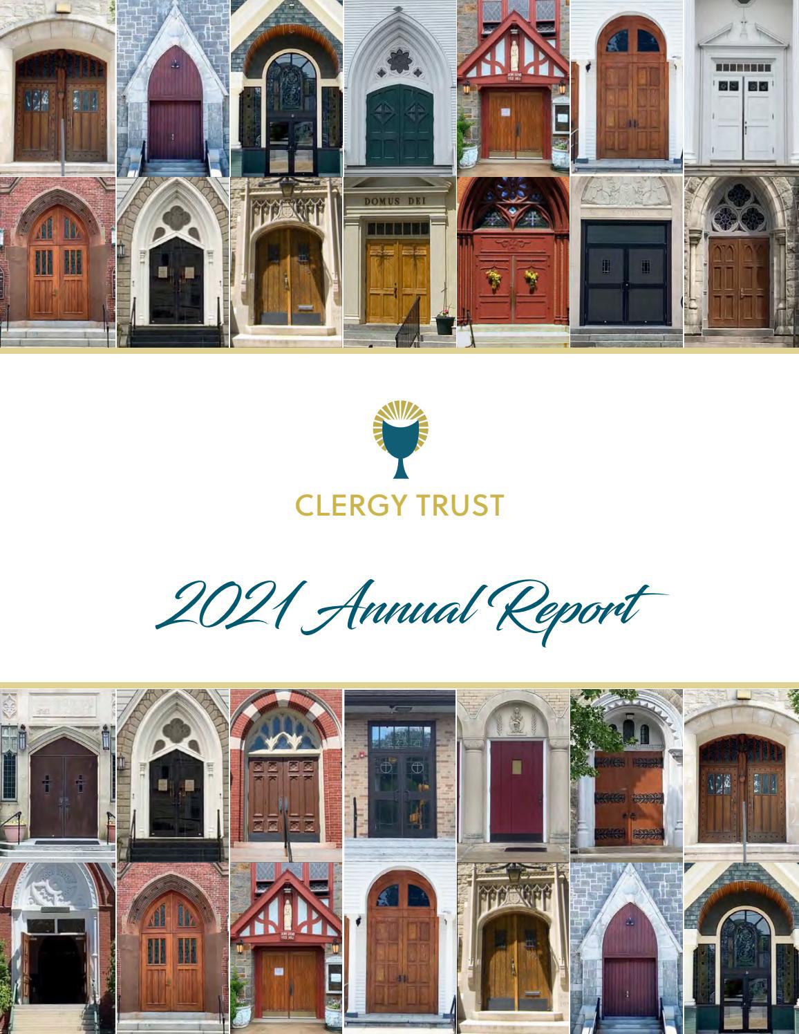 2021 Clergy Trust Annual Report by Boston Catholic Development Services ...