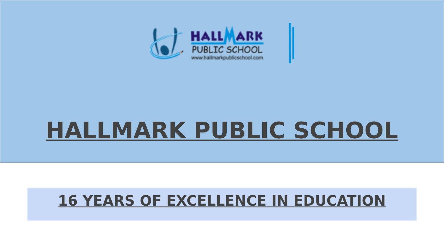 Hallmark Public School | Best School in Panchkula by hallmarkschool - Issuu