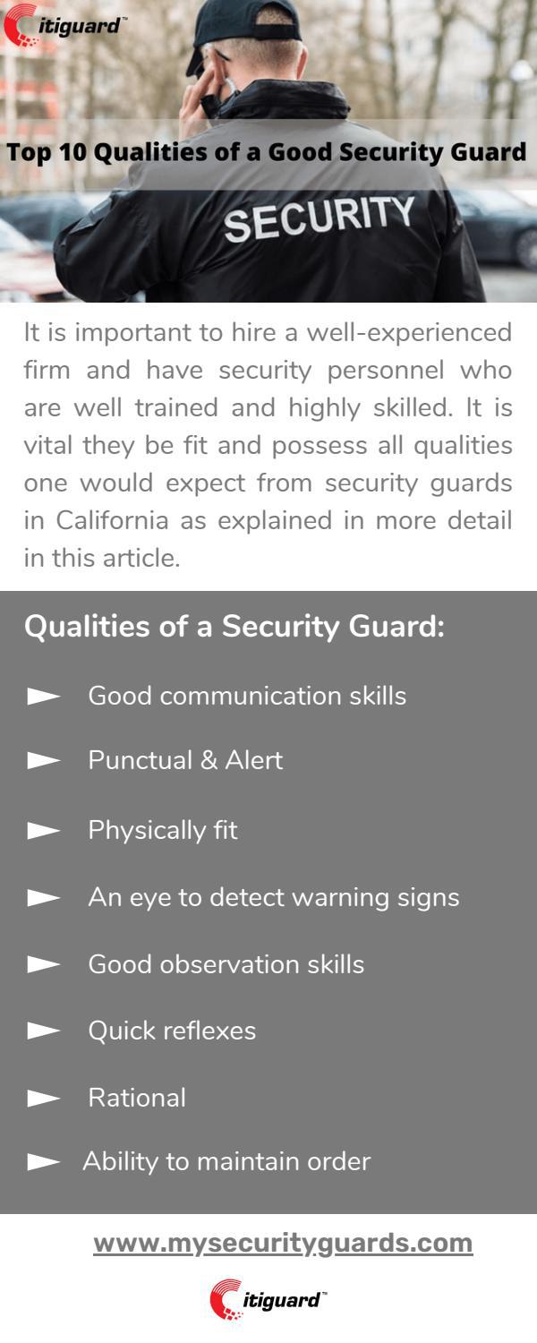 Qualities of a Good Security Guard by citiguardsecurity - Issuu