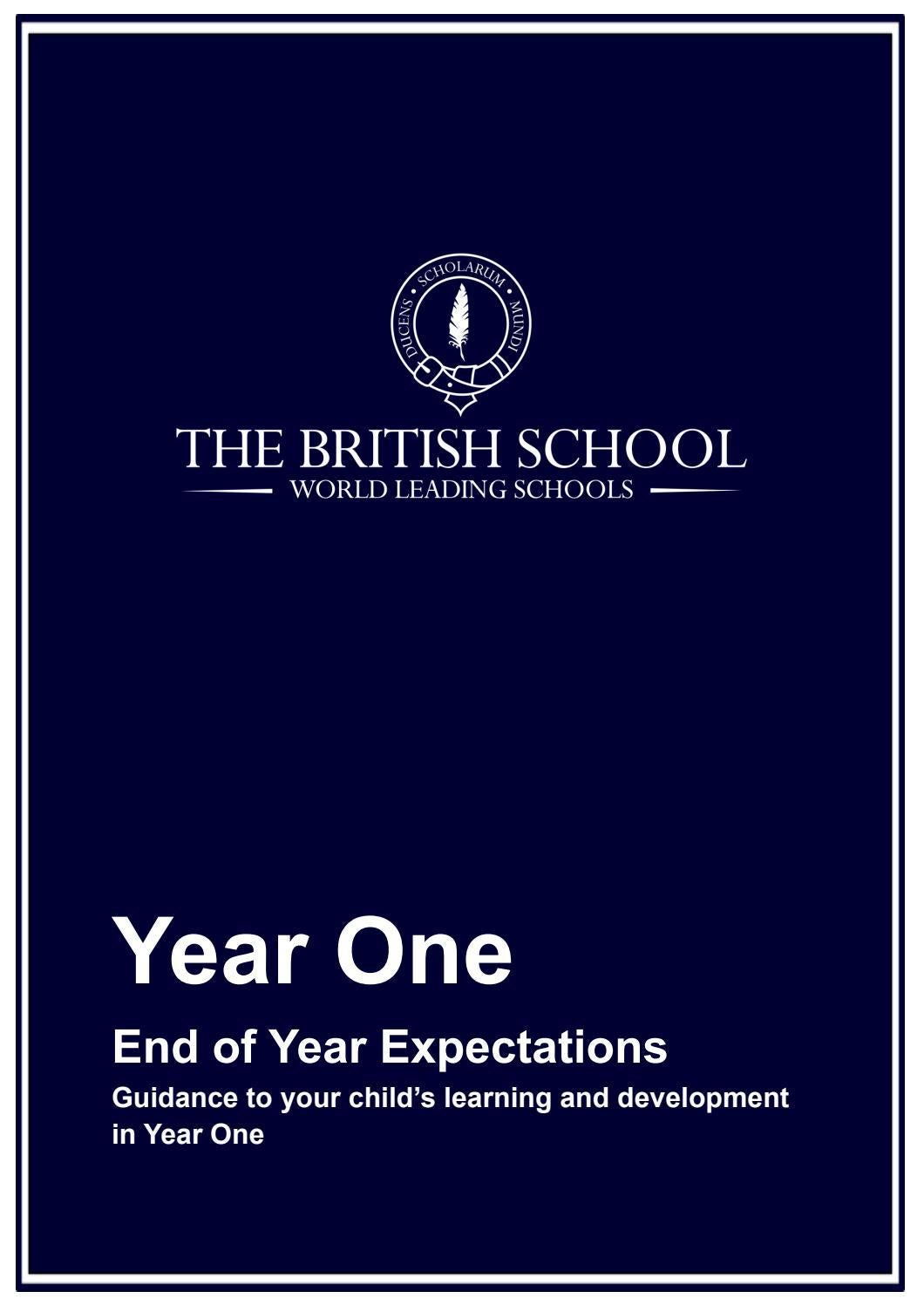 Year 1 End of Year Expectations by The Schools Trust - Issuu