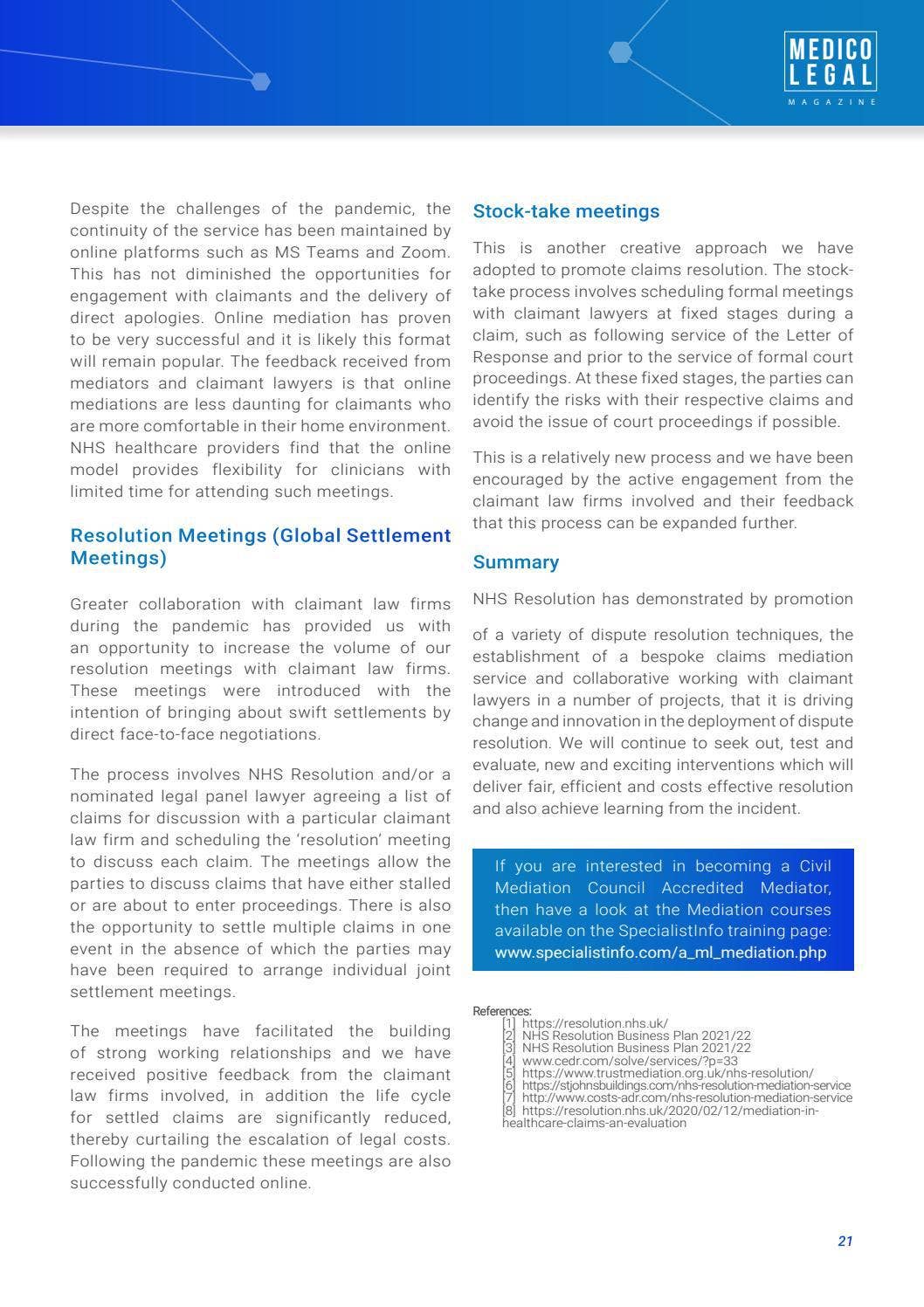 Medico Legal Magazine - Issue 18 by Iconic Media Solutions - Issuu