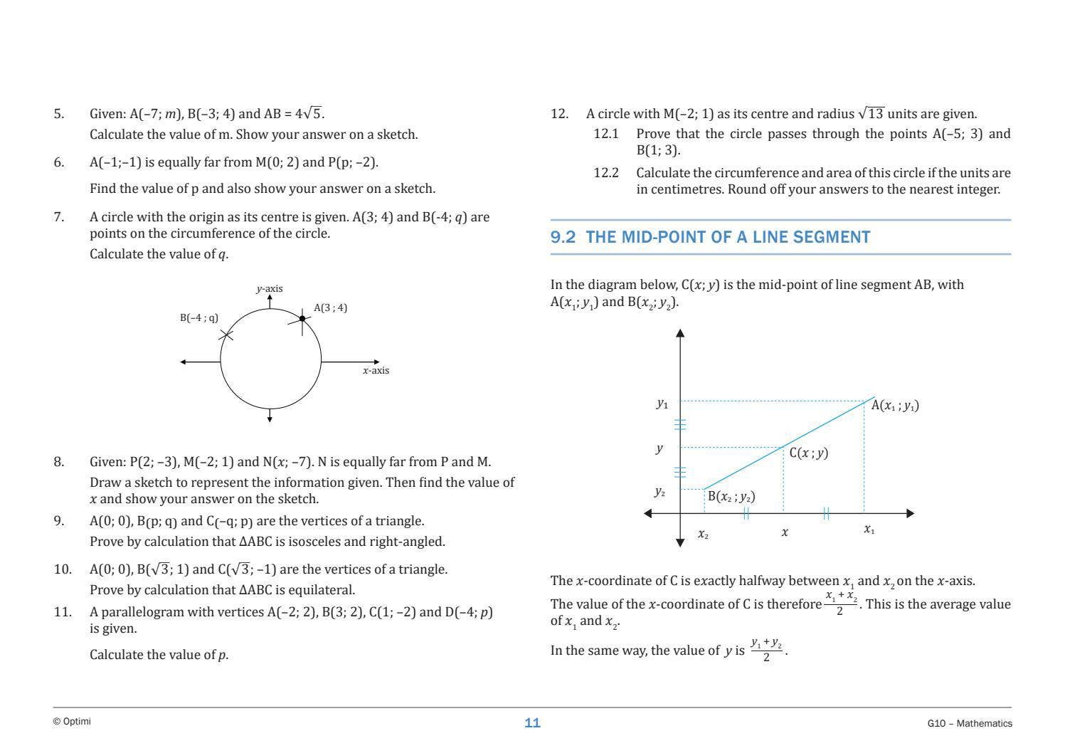 Mathematics Grade 10 Study Guide 2/2 by Impaq - Issuu