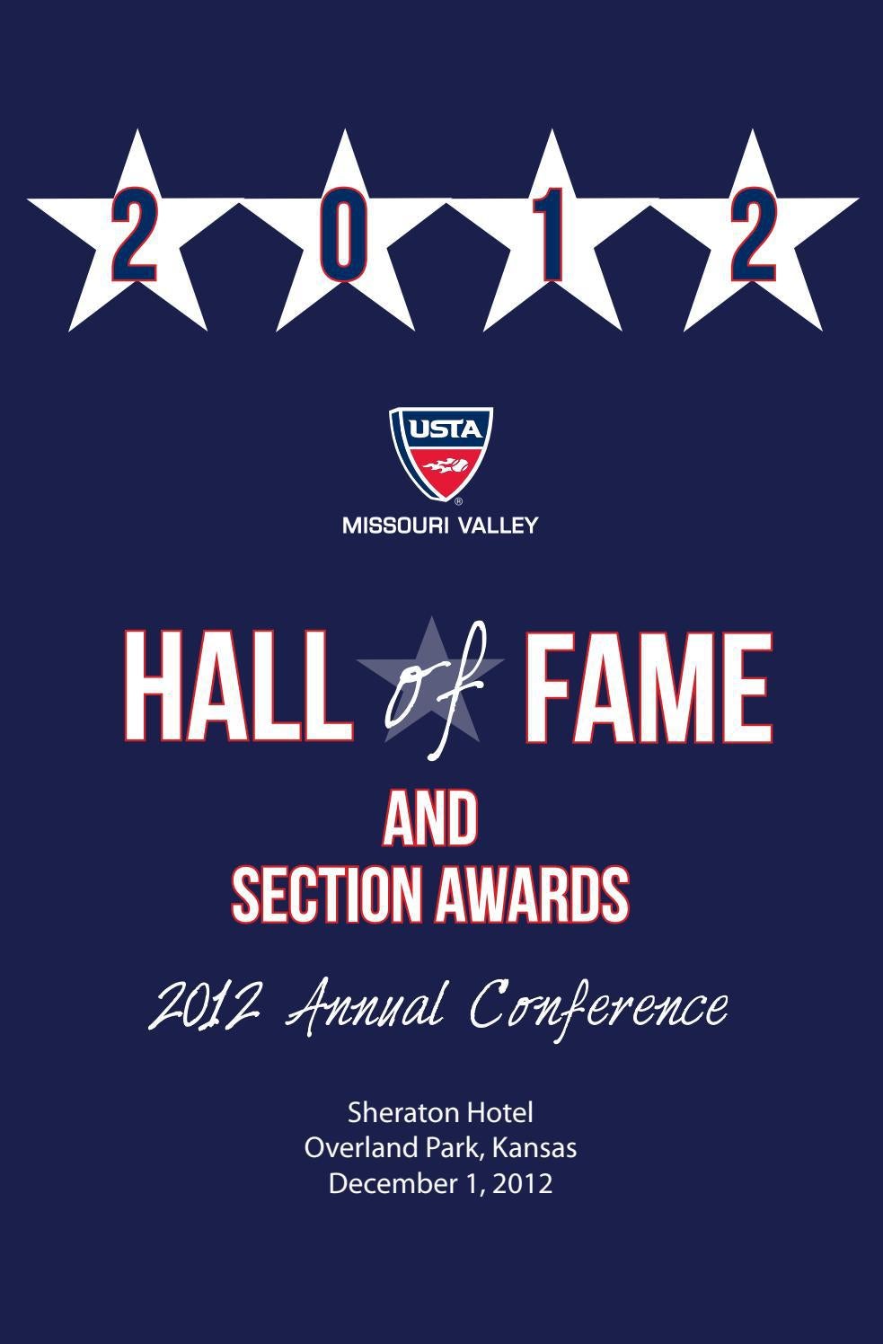 2012 Hall of Fame & Awards Program by ustamissourivalley - Issuu