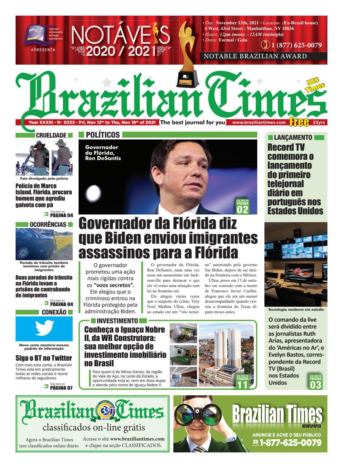 FL 334 by The Brazilian Times Newspaper - Issuu