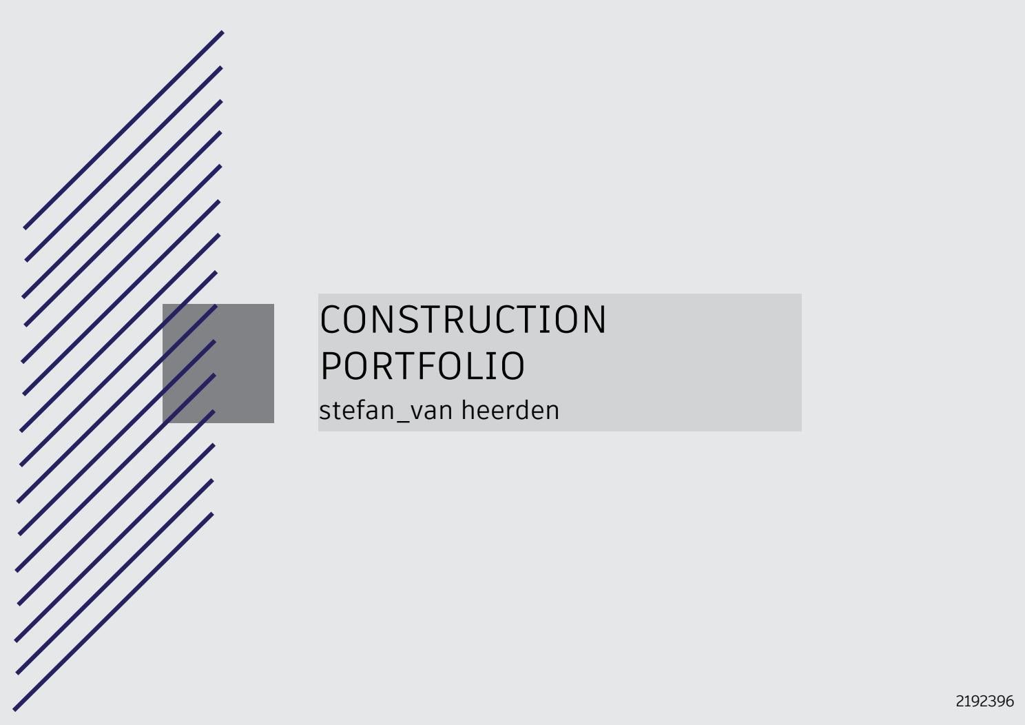 Construction Portfolio for Second Year by Stefanvh32 - Issuu