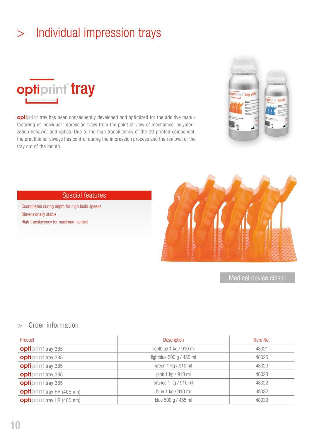 Optiprint Premium Resins by Bracon - Issuu