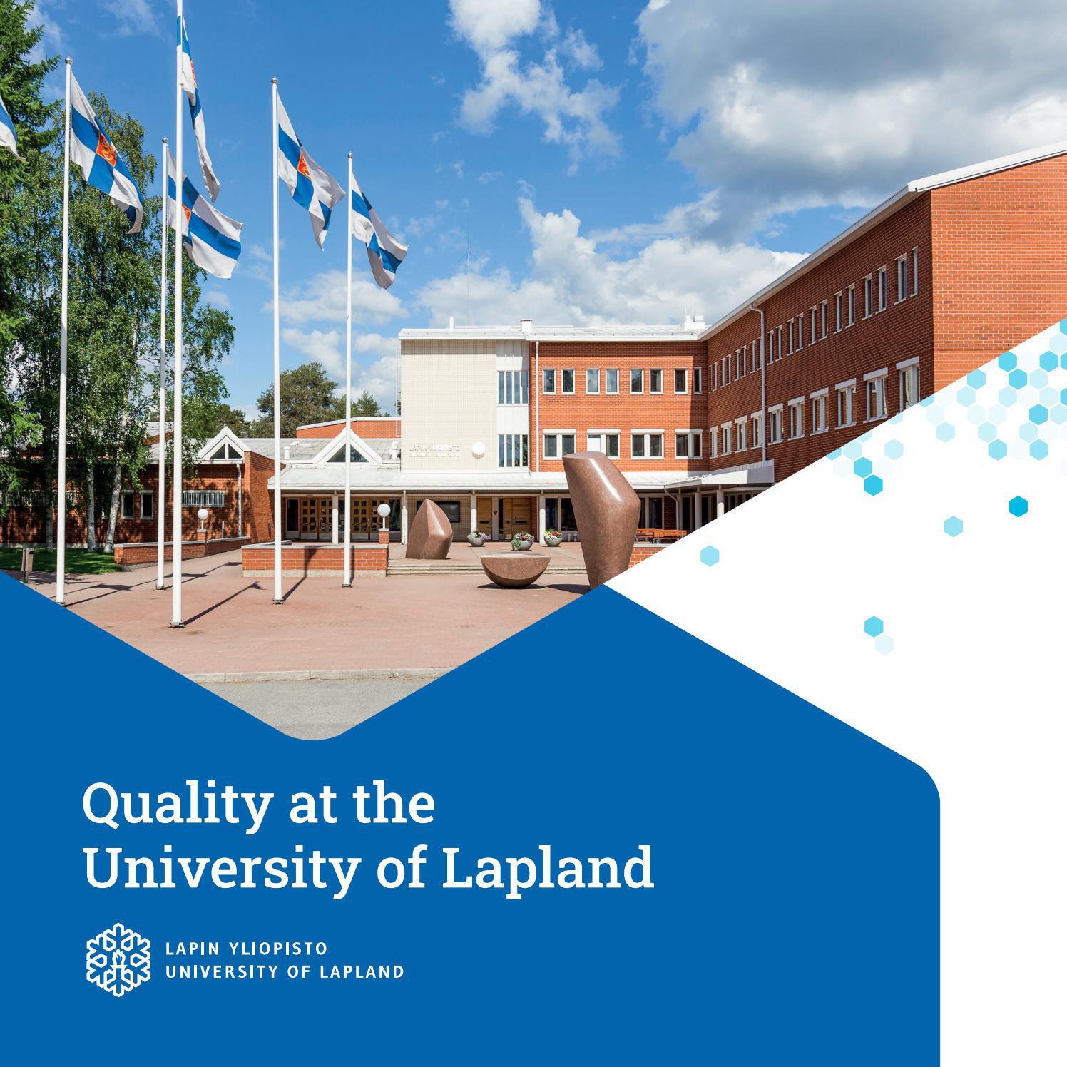 Quality at the University of Lapland by ULapland - Issuu