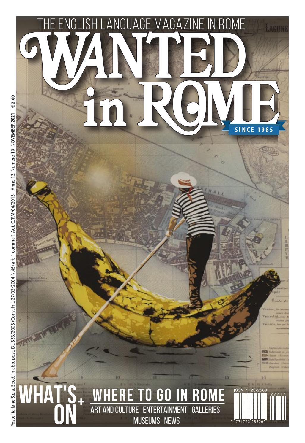 Wanted in Rome - November 2021 by Wanted in Rome - Issuu