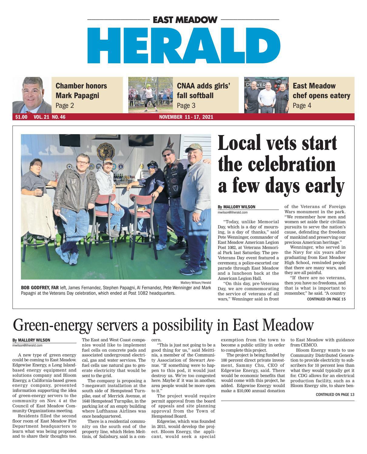 East Meadow Herald 11-11-2021 by Richner Communications, Inc - Issuu
