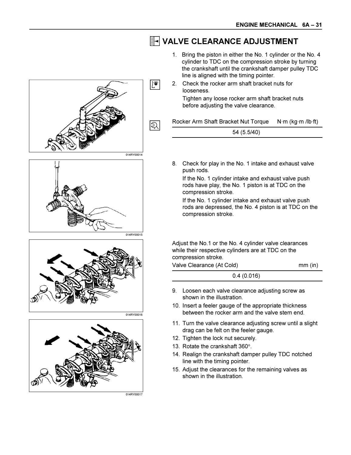 4JA1 4JH1 Service Manual by engineparts2 - Issuu