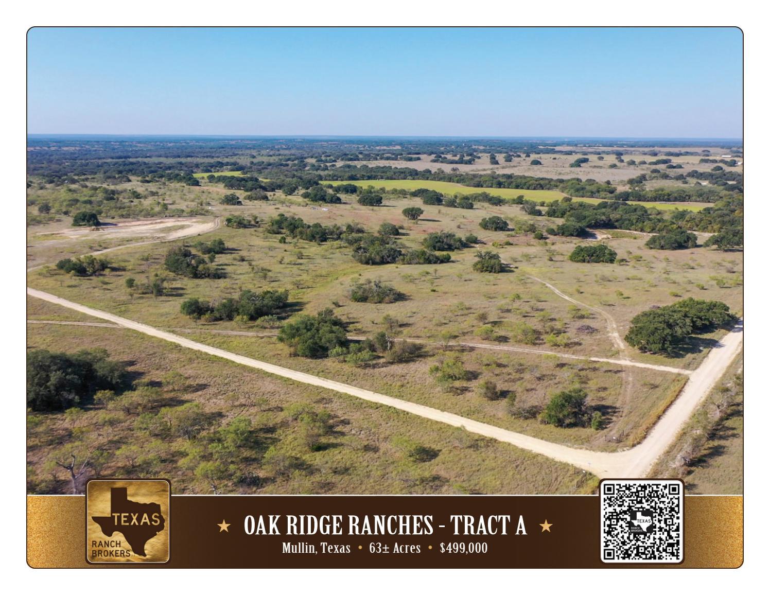 Oak Ridge Ranch - Tract A - Texas Ranch Brokers | Mullin, TX | $499,000 ...