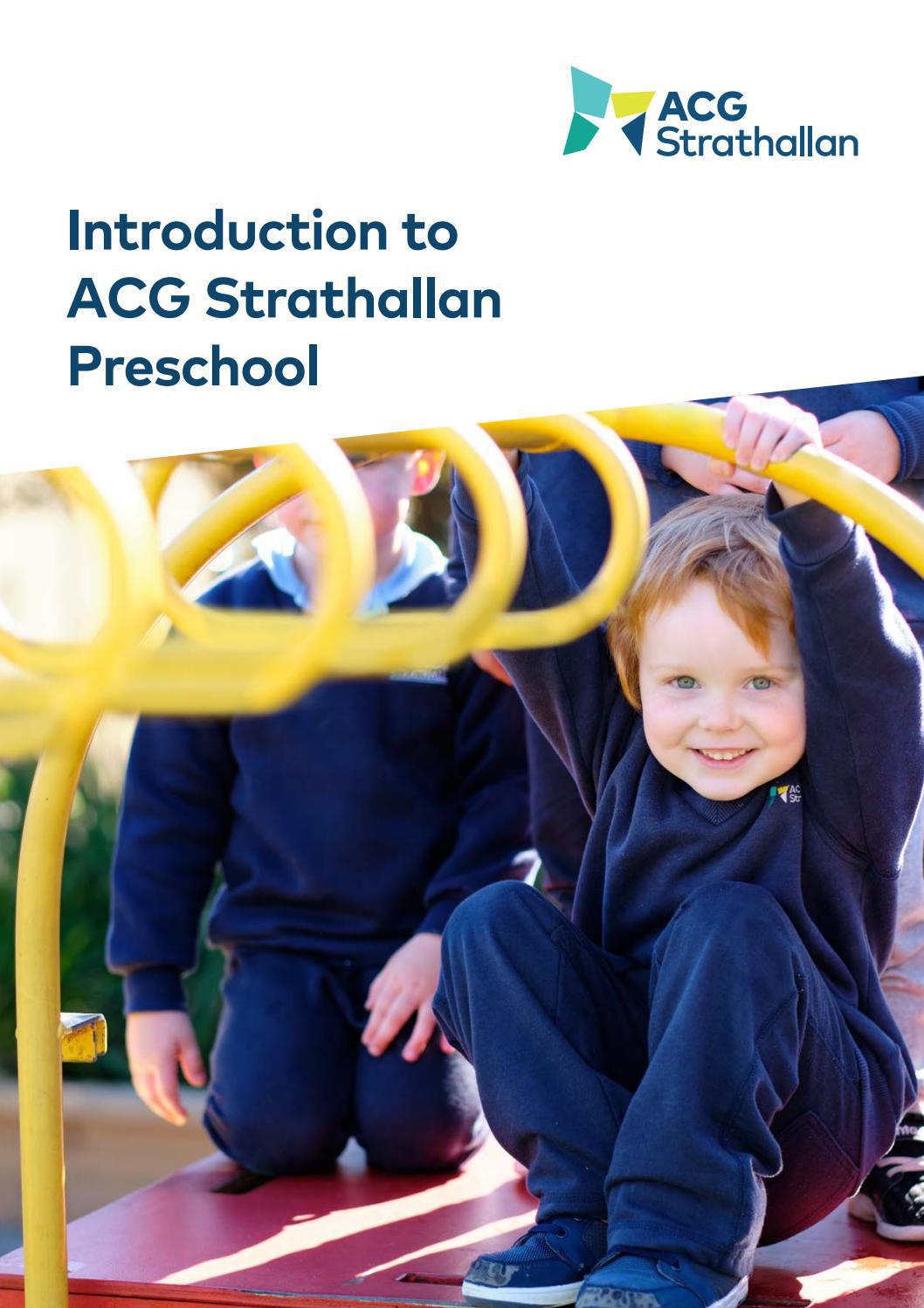 ACG Strathallan Introduction to Preschool by ACG Schools - Issuu