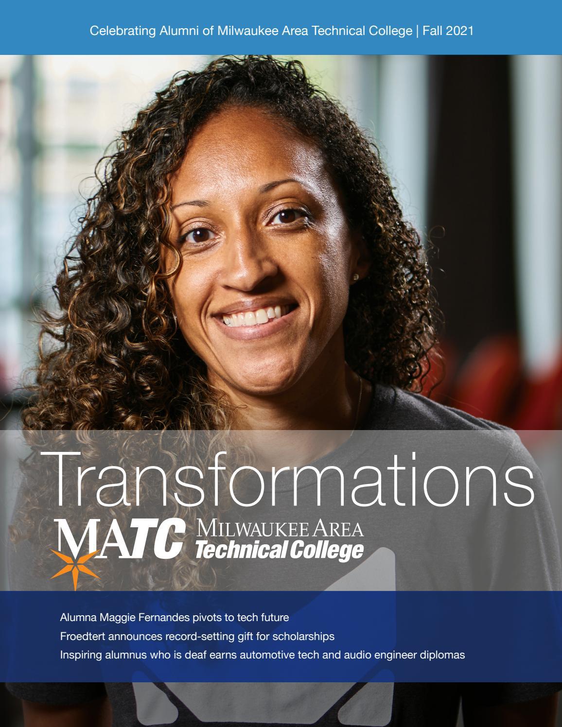 Alumni Magazine Fall 2021 by MATC Communications - Issuu