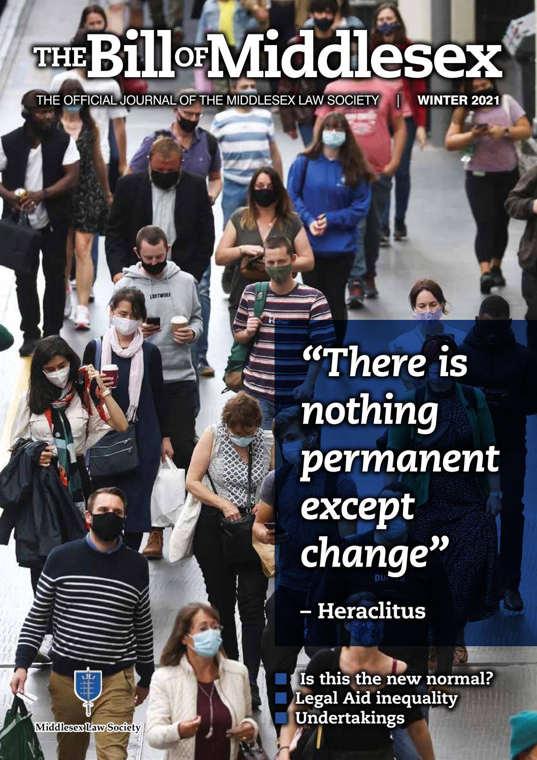 The Bill of Middlesex Winter 2021 by Benham Publishing Limited - Issuu