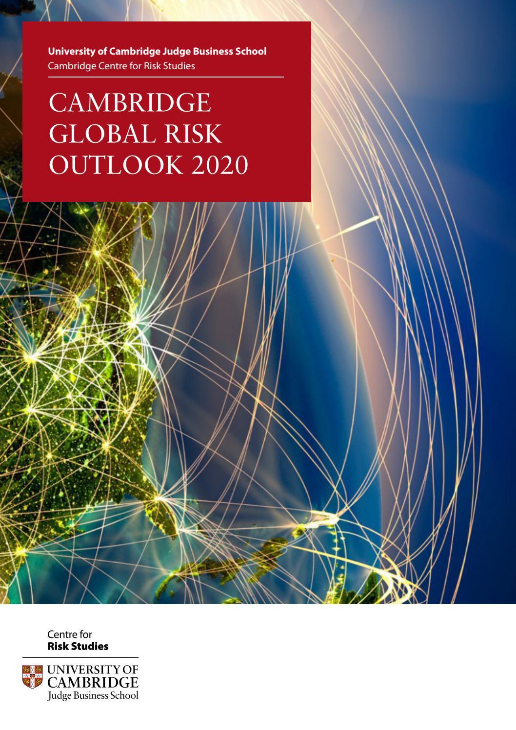 Cambridge Global Risk Index 2020 by Cambridge Judge Business School - Issuu