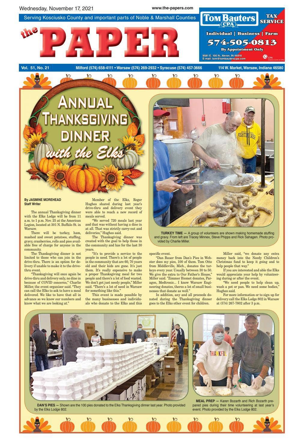the Paper - Kosciusko County Edition - November 17, 2021 by The Papers Inc. - Issuu