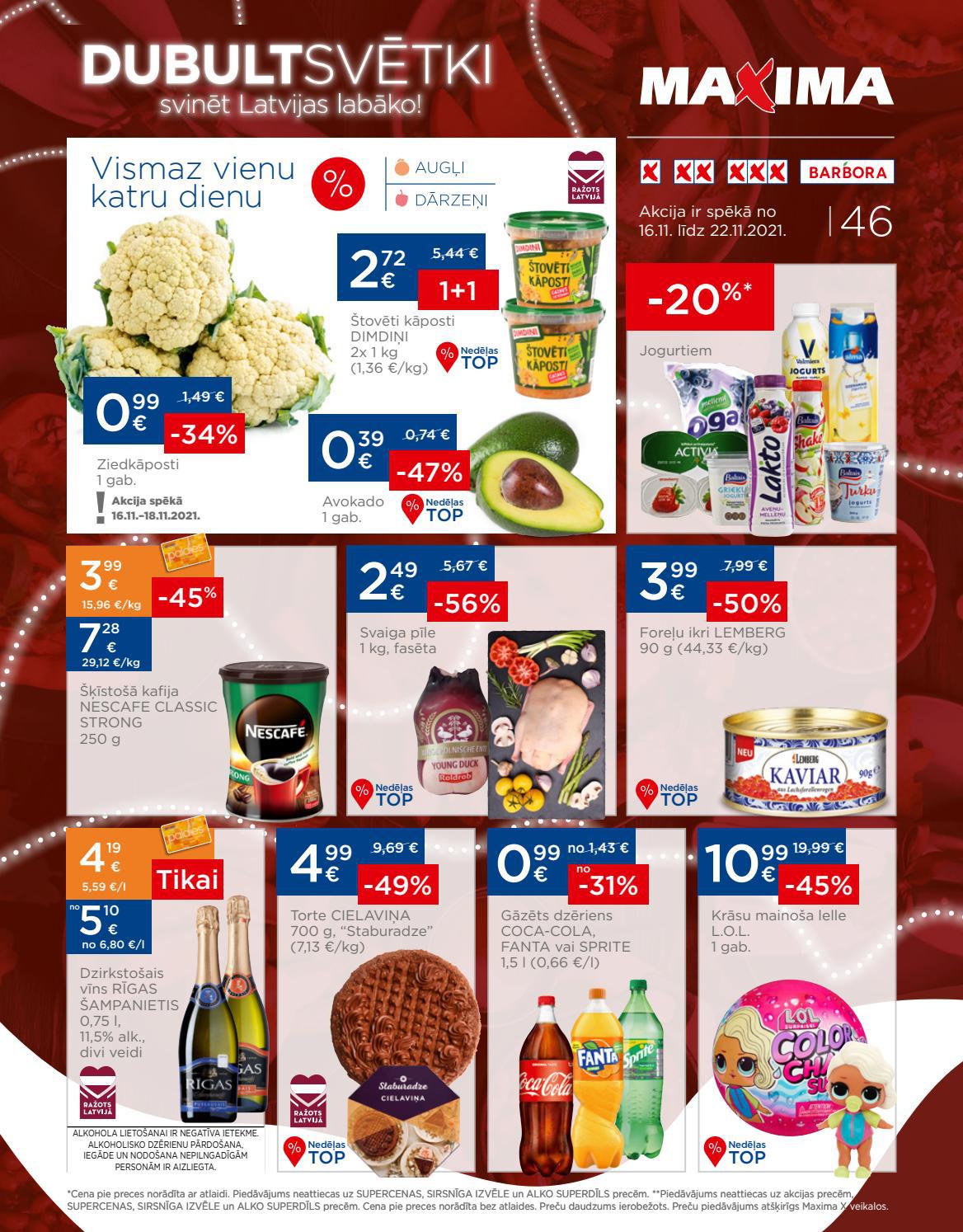 MAXIMA | X XX XXX | 16.-22.11.2021. by Maxima Latvija - Issuu