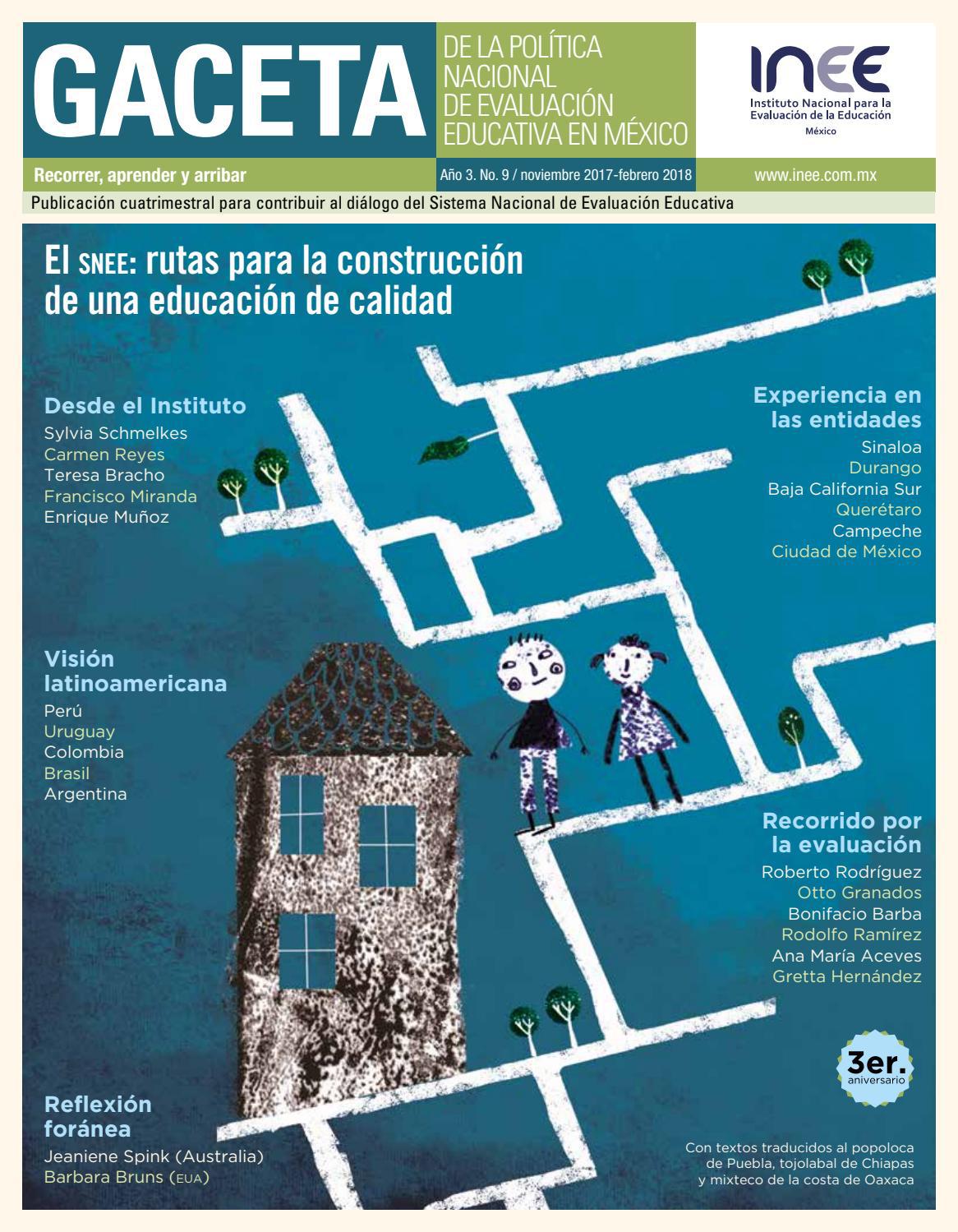 Gaceta INEE 09 by Benito Lopez - Issuu