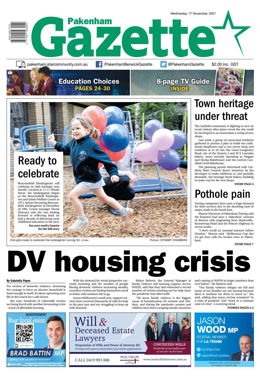 Pakenham Gazette - 17th November 2021 by Star News Group - Issuu