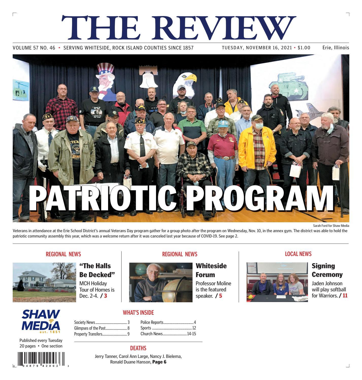Erie_Review-11-16-2021 by Shaw Media - Issuu