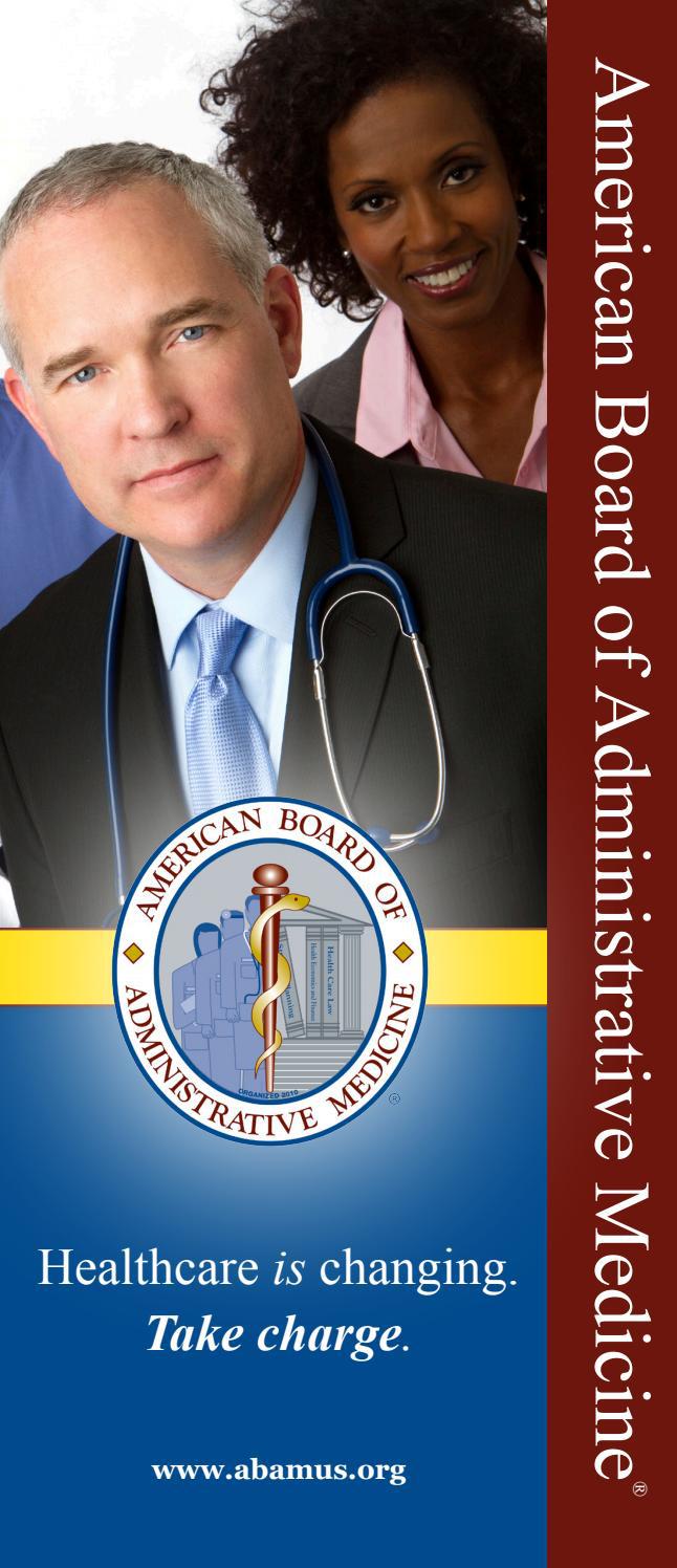 American Board of Administrative Medicine (ABAM) by American ...