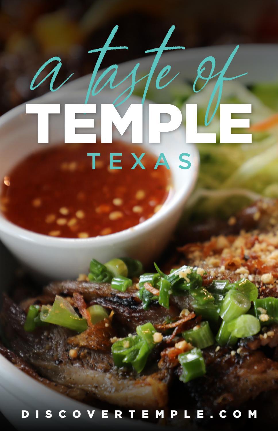 A Taste of Temple Texas by City of Temple - Issuu