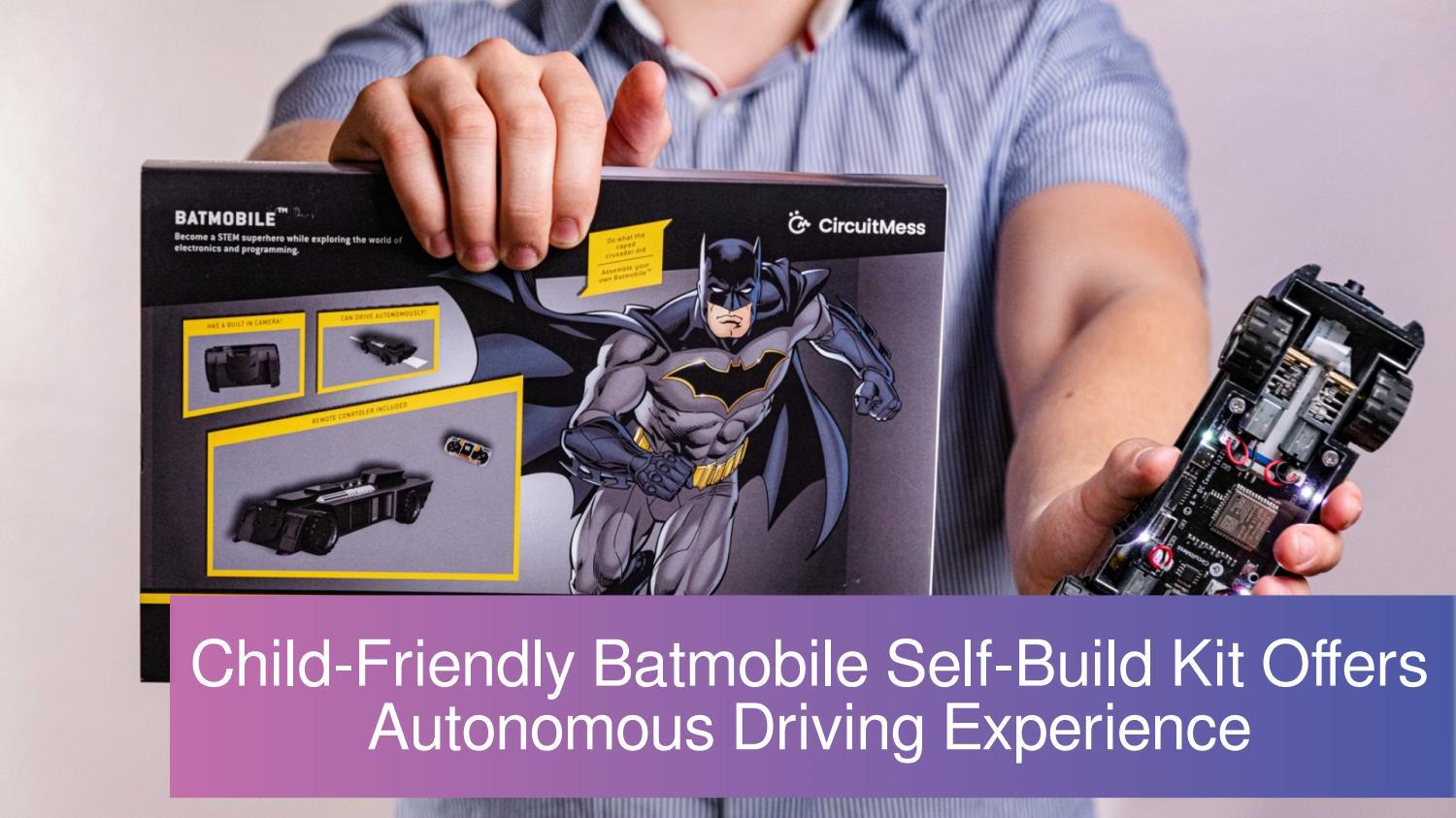 Child-Friendly Batmobile Self-Build Kit Offers Autonomous Driving ...